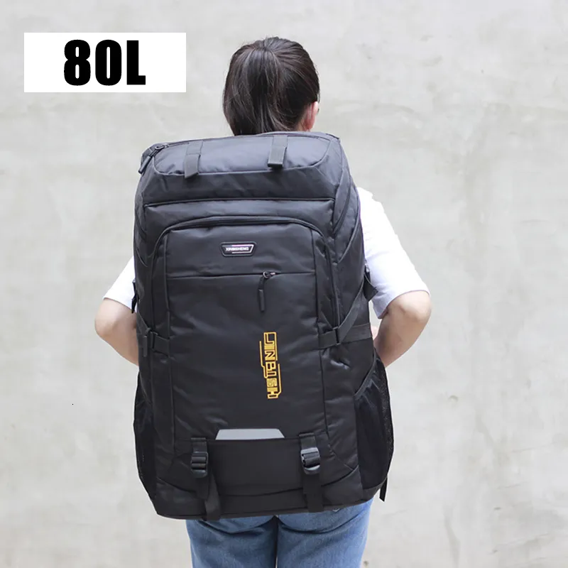 Outdoor Bags 50L/80L Hiking Backpack Men Women Travel Pack Sports Bag ...