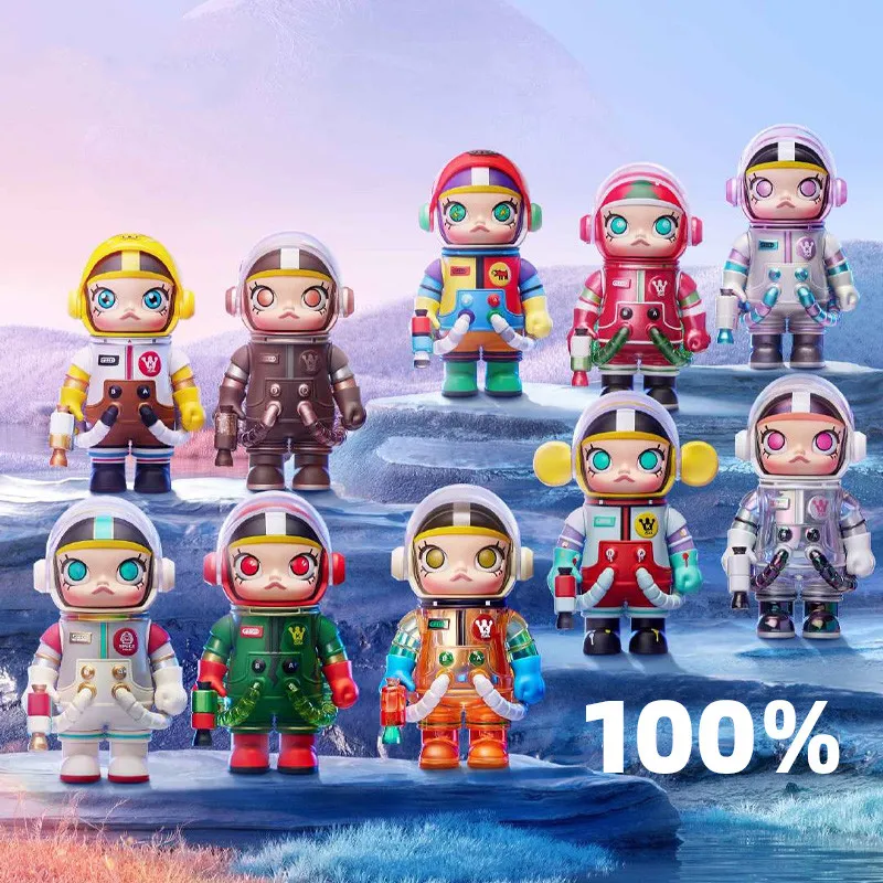 MEGA Collection Series 100% Astronaut POPMART Bubble Mat Space New Spot ...