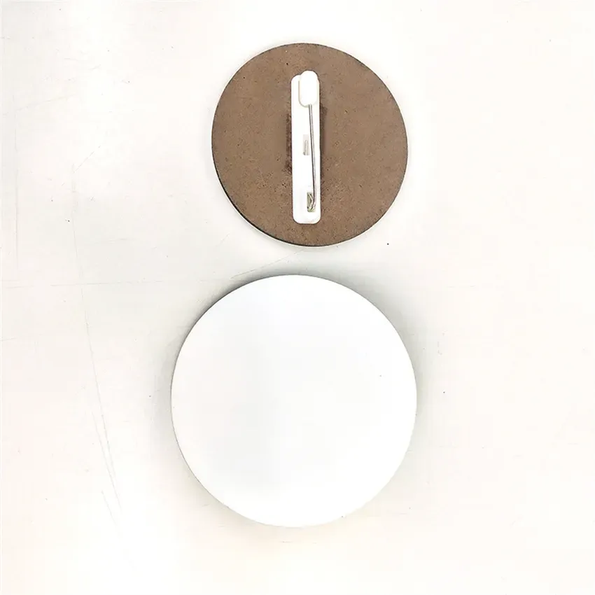 Sublimation Badges MDF Party Pins Buttons Design A Badge For DIY Craft ...