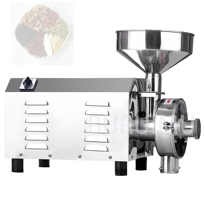Electric Grain Grinder Mill High Speed Commercial Grinding Machine For ...