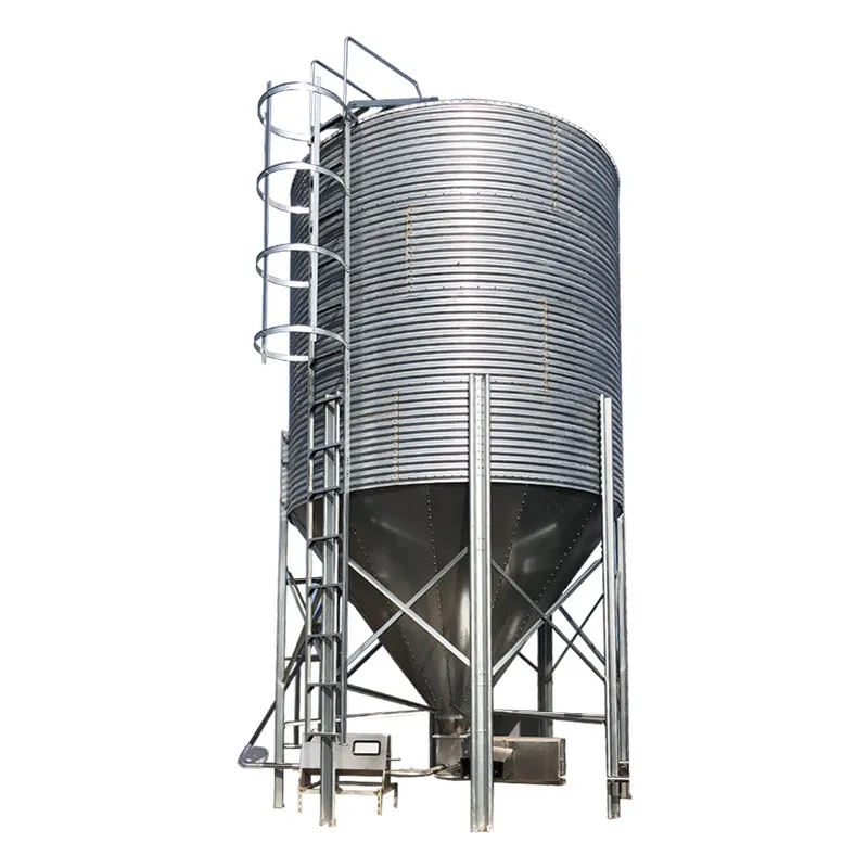 Durable Galvanized Feed Tower - Premium Grain Storage Silo for ...