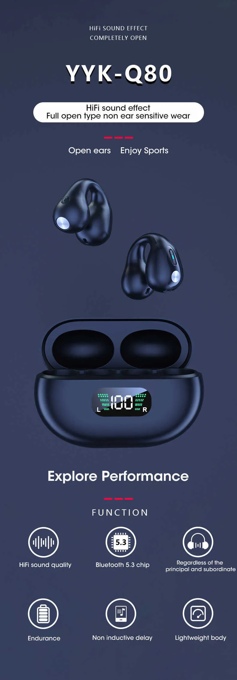 Wireless Single Ear Bluetooth With Ambie Sound And Bone Conduction For ...