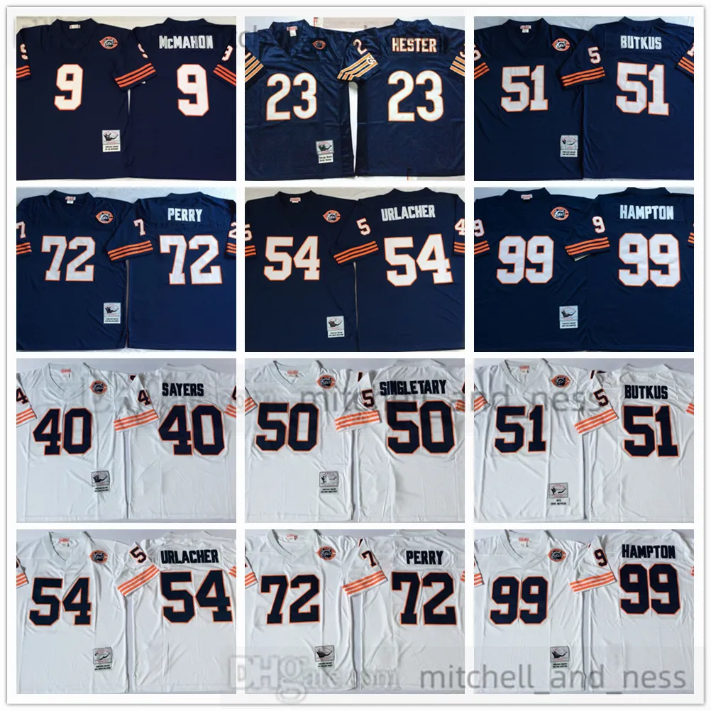 Vintage Football Jersey: Dan Hampton, Jim McMahon, Gale Sayers, Mike ...
