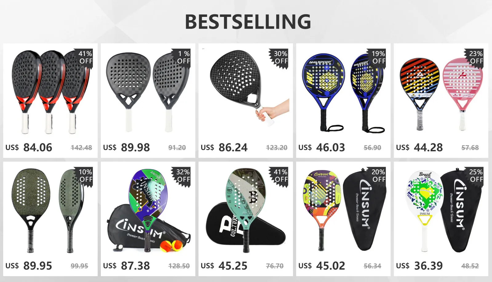 Tennis Racket Beach Culture Professional Carbon Fiber Raquete Tenis ...