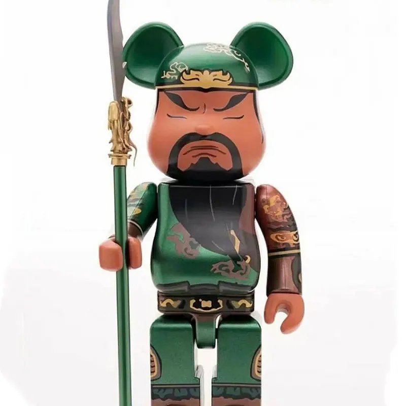 2024 New Guan Yu Second Master Building Block Bear, Creative Home Trend ...