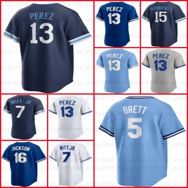 Official baseball shirts Collection: Bobby Witt Jr.,...