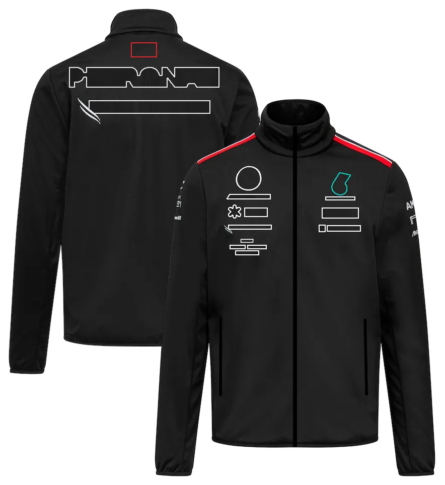 2023 F1 Official Black Hoodie Mens F1 Racing Clothing For New Season ...