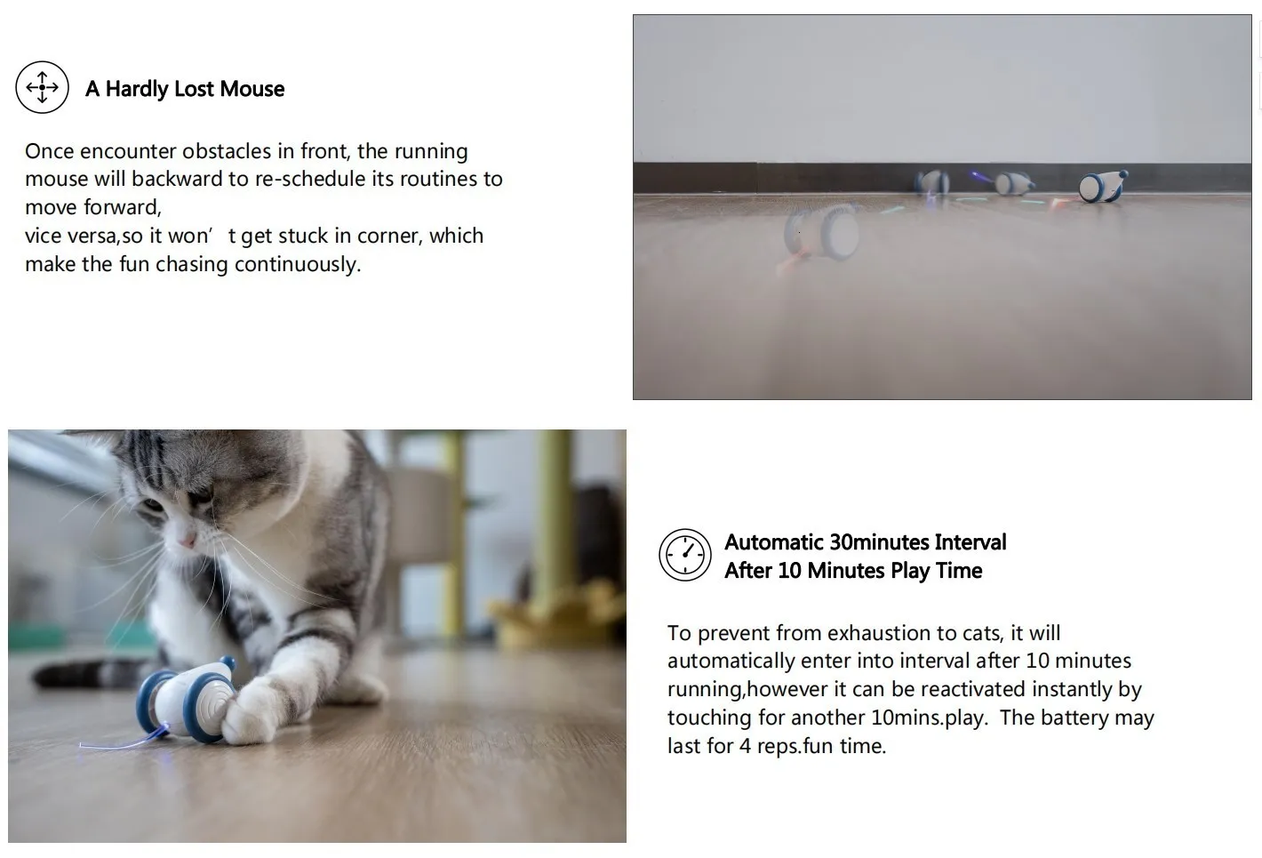 DHgate.com:Cheerble Wicked Mouse: Interactive Cat Toy with Smart Motion ...