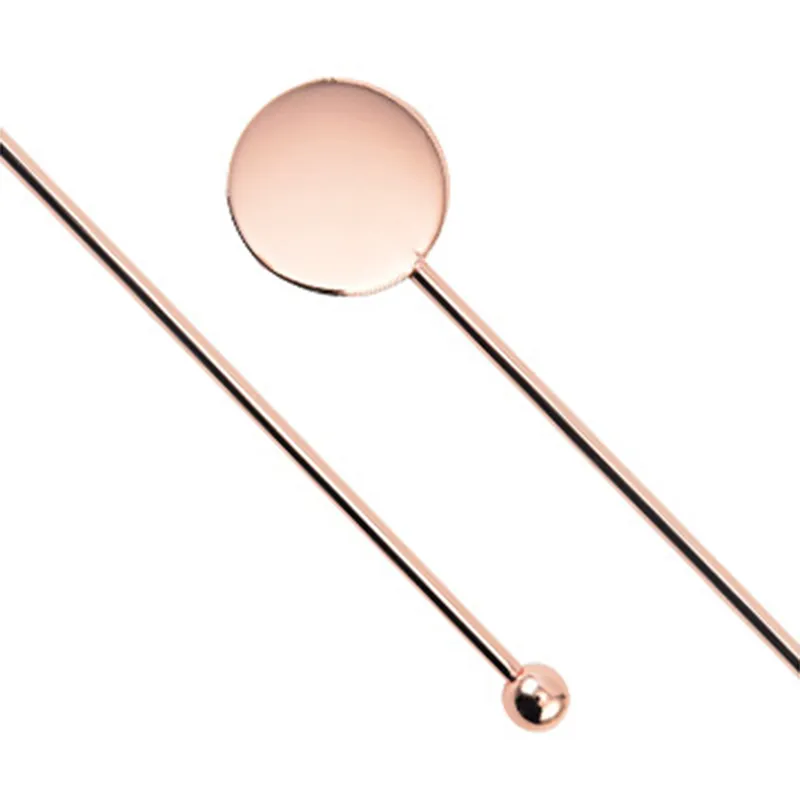 Martini Cocktails Stirring Rod Stainless Steel Swizzle Sticks 7.1 Inch ...