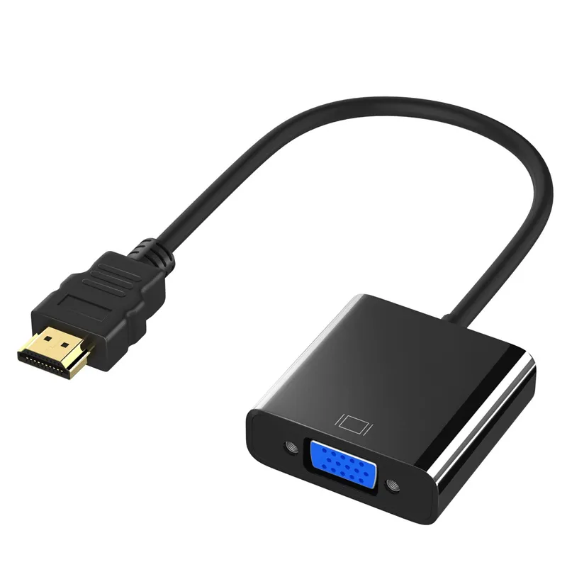 1080P HDMI to VGA Adapter with Audio - Digital Analog Video Converter ...