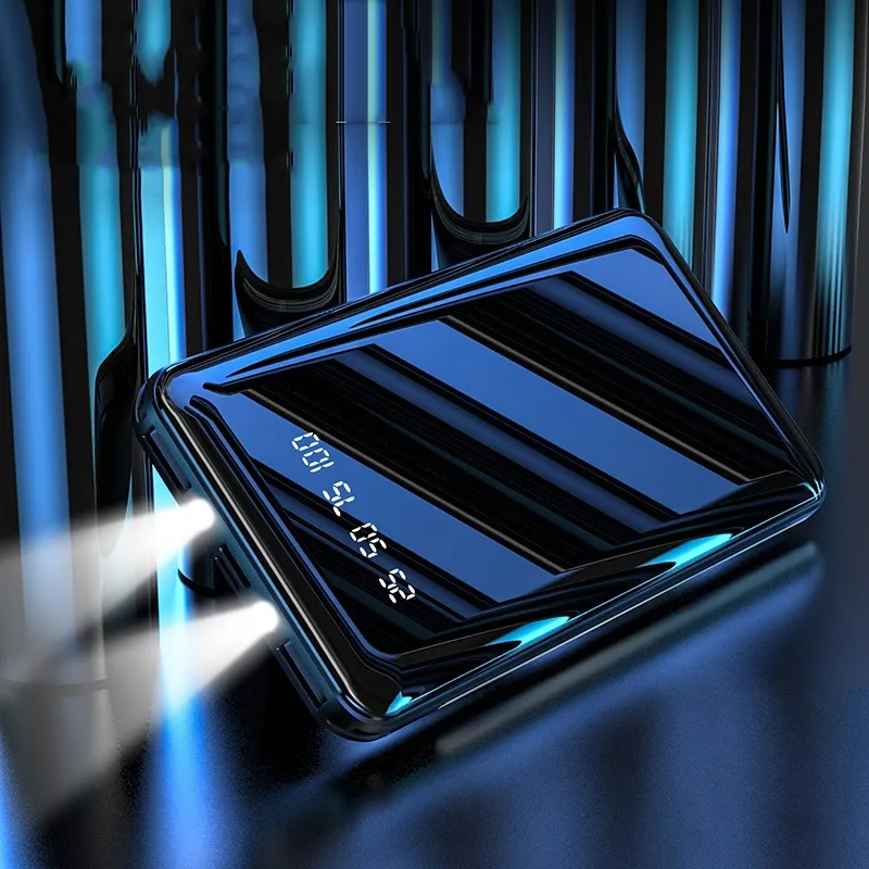 Built In Cable Power Banks Two Way Fast Charging External Battery With ...