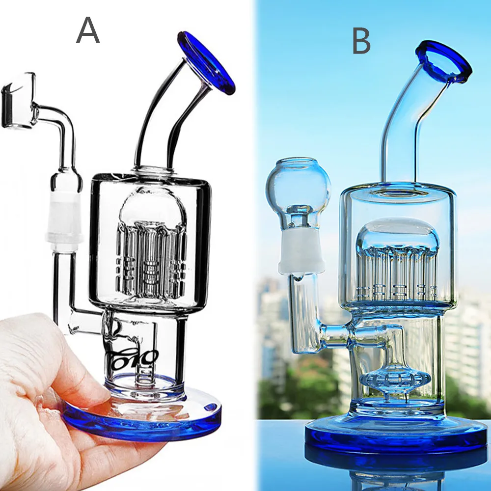 Bulk Order TORO Glass Water Bong With Diffused Arm, Tree Perc, Recycler ...