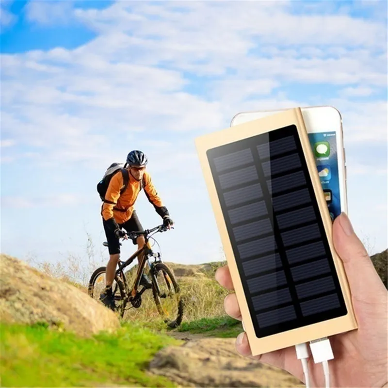 2024 New50000mAh Power Bank Solar Charger, 2USB Fast Charging Portable ...