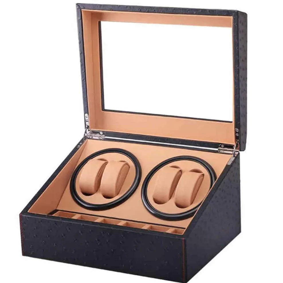 Automatic Watch Winder Box - Premium Mechanical Watch Winding Case ...