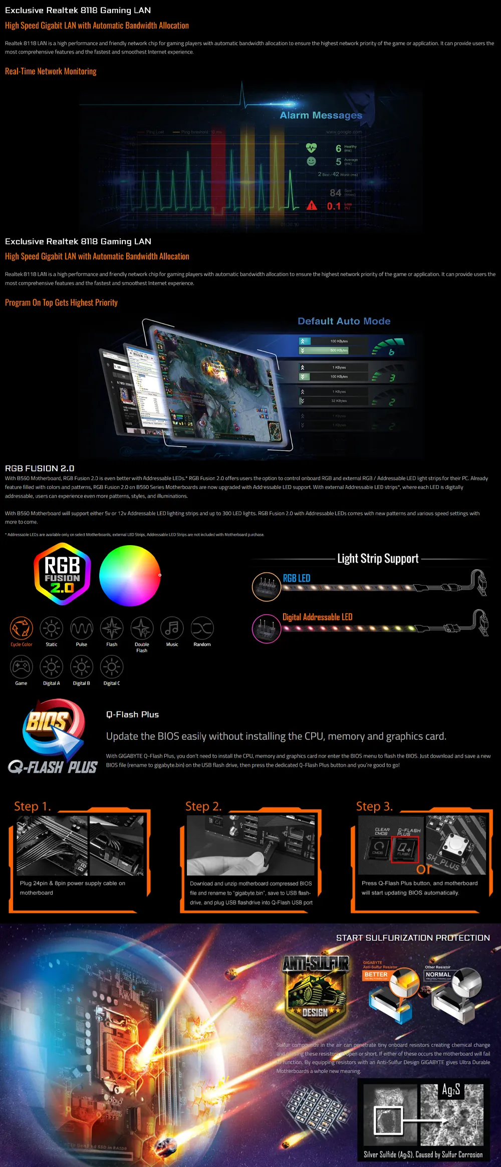 LGA 1200 Gigabayt B560M Oyun HD Anakart Desteği Intel 11. Ve 10. Nesn ...