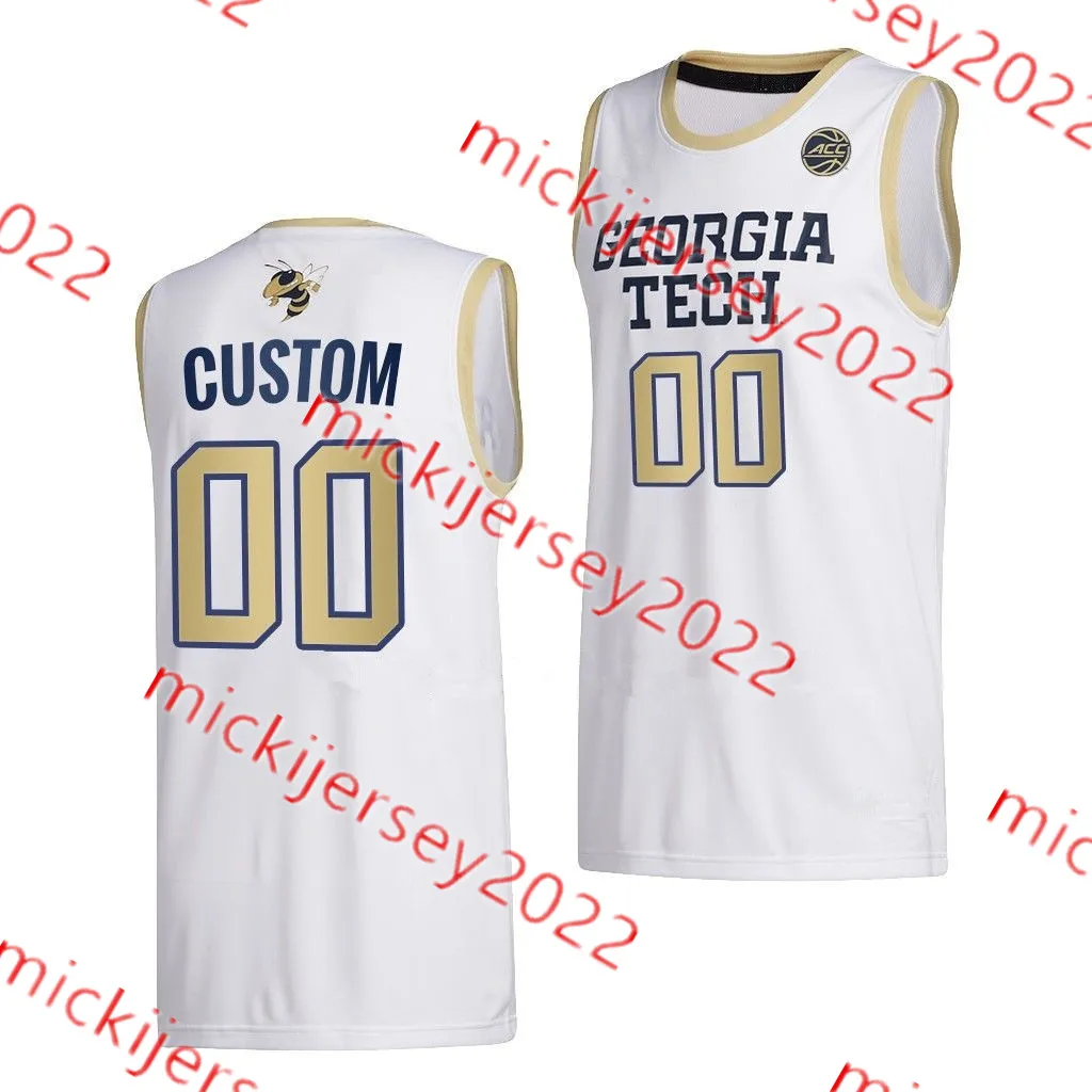 Lance Terry Georgia Tech Yellow Jackets Jersey De Baloncesto Cosido ...