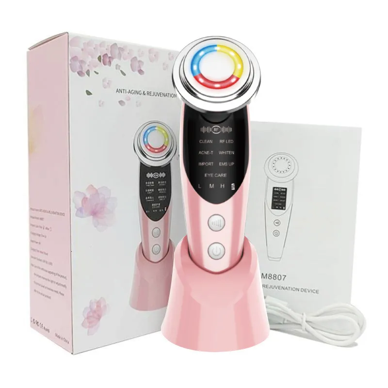 7 In 1 Hq Sonic Face Massager With Microcurrent, Light Therapy, And ...