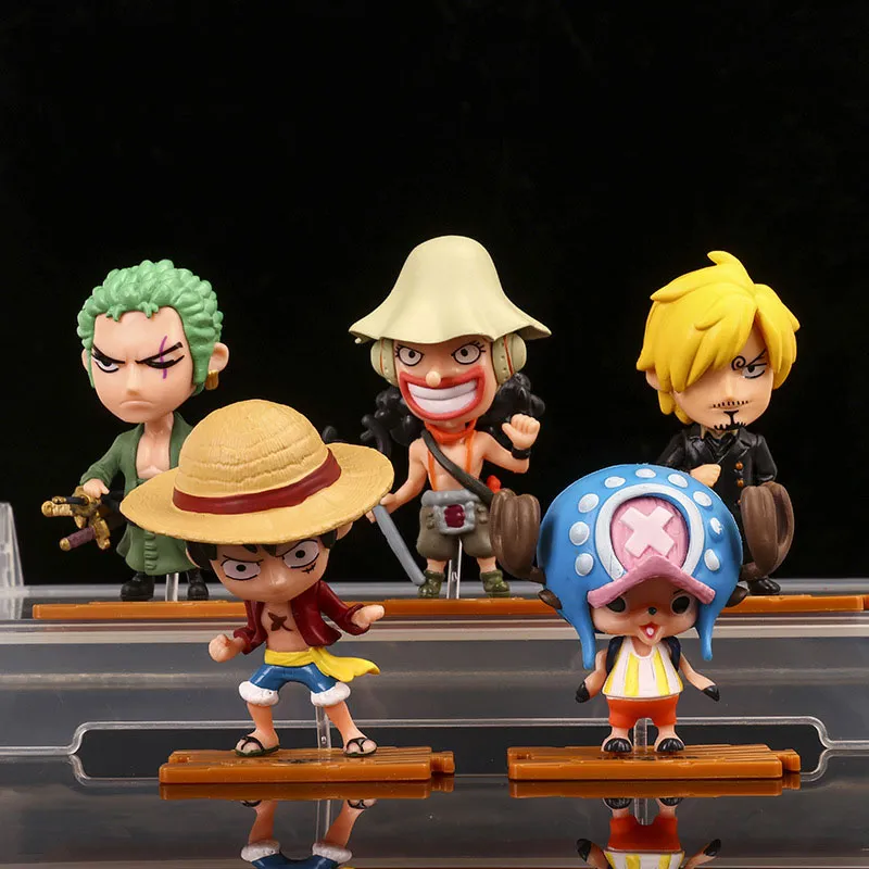 One Piece Pirate Group One Piece Figures Set PVC Set Luffy, Zoro ...