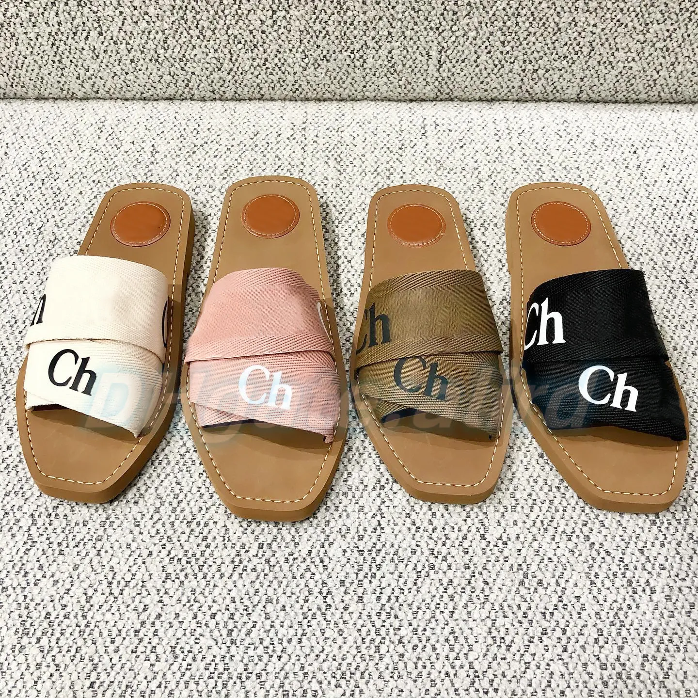 Luxury Designer Espadrille Wedge Sandals With Woody Flat,Ule Ribbons ...