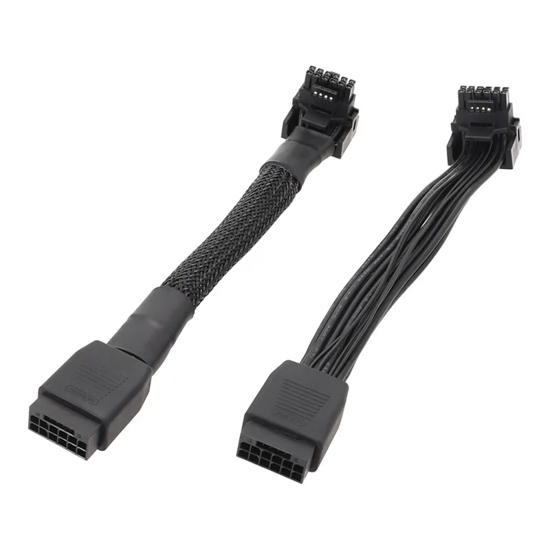 12VHPWR Male To Female Extension Cable | 90° Angled ATX 3.IE 5.0 12 Pin ...