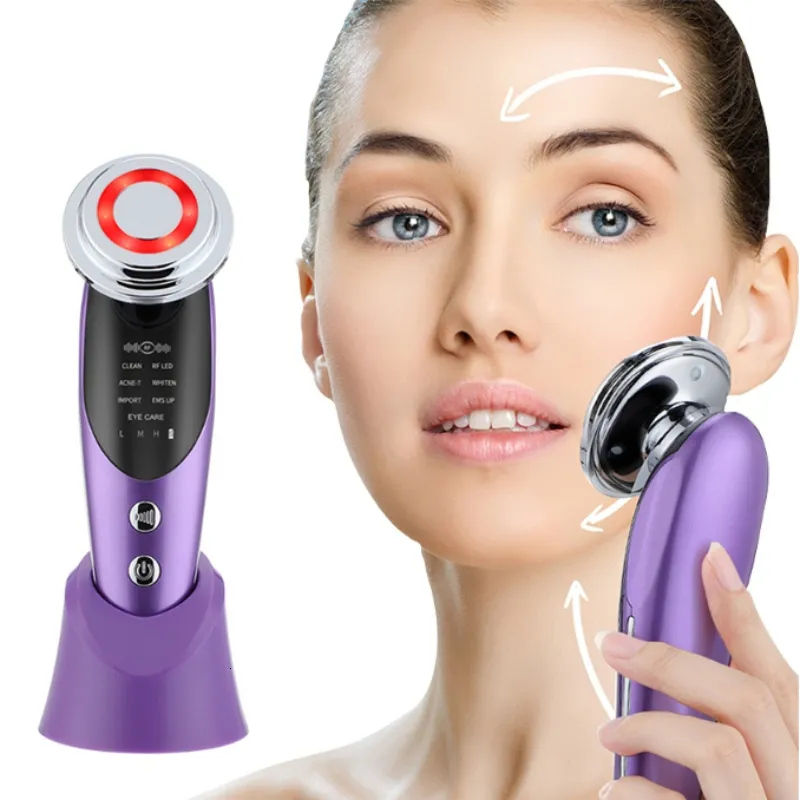 7 In 1 Hq Sonic Face Massager With Microcurrent, Light Therapy, And ...