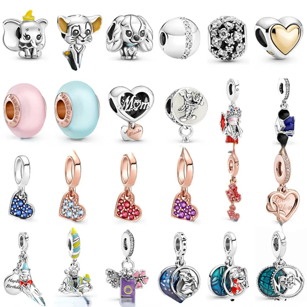 Fit Original Pandora Charms Bracelets Disney Stitch Castle, 55% OFF