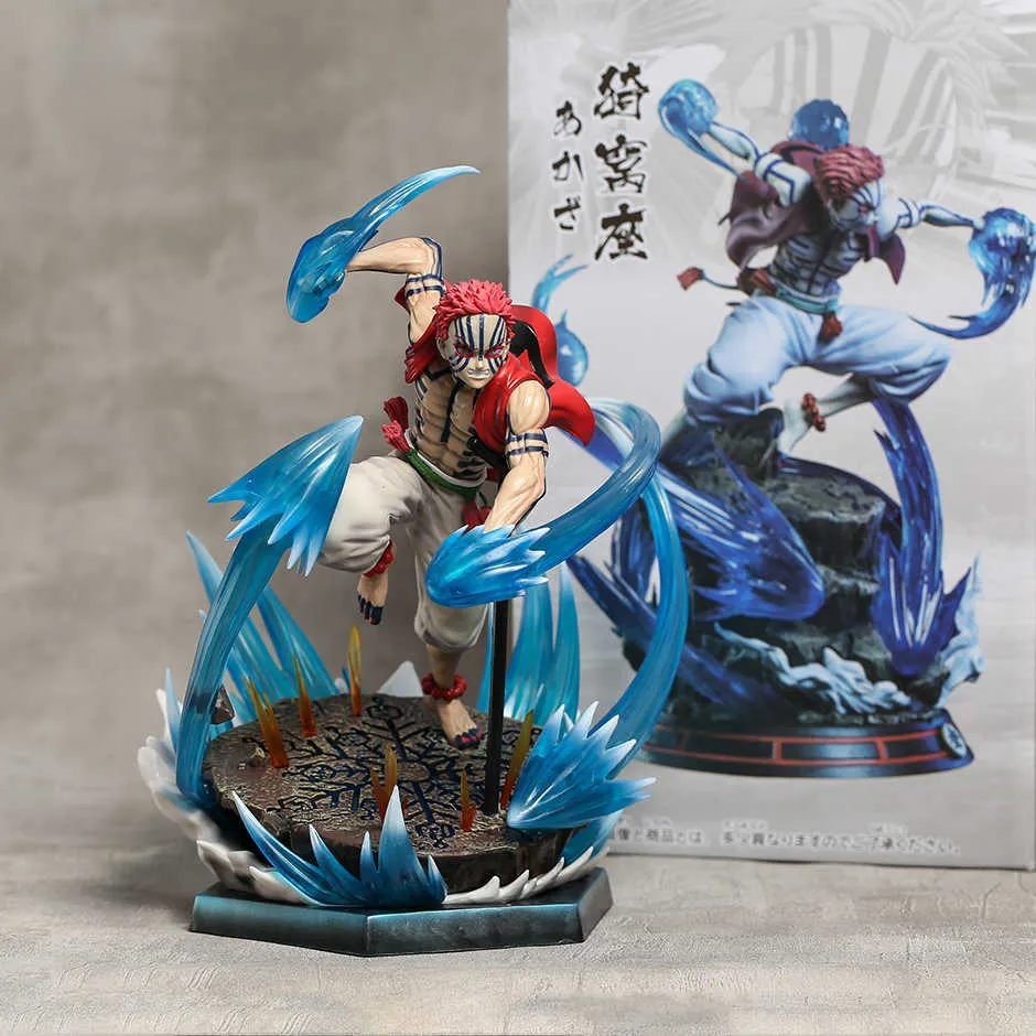 Anime Manga Demon Slayer Akaza Anime Figura Manga Statue Collection Toy ...
