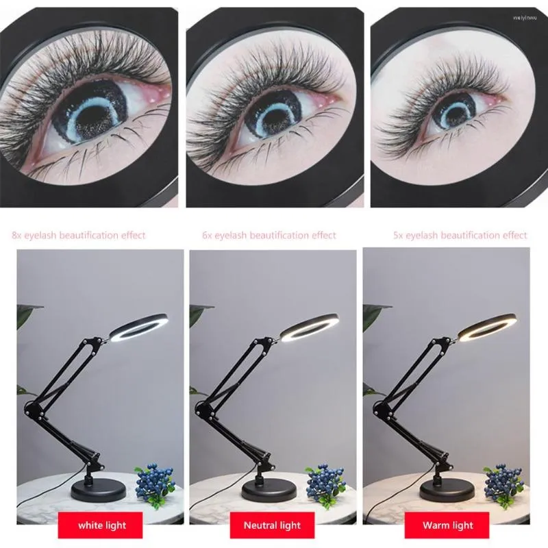 DHgate.com:Table Lamps USB LED Reading Light Magnifying Glass Bedside ...