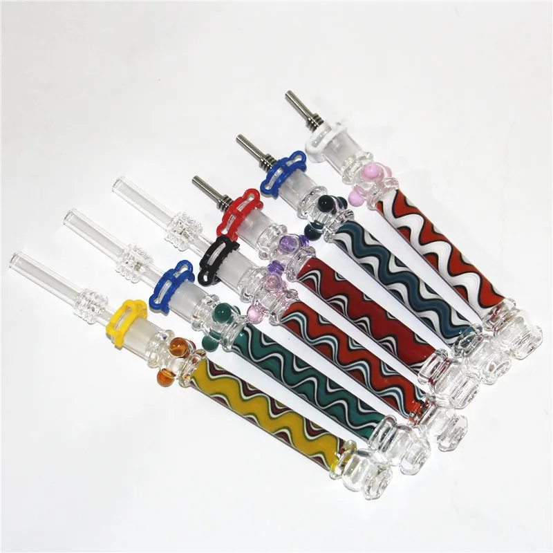 Bulk Order Multi Colored Hookah Nectar Pipe With Titanium Nails And ...