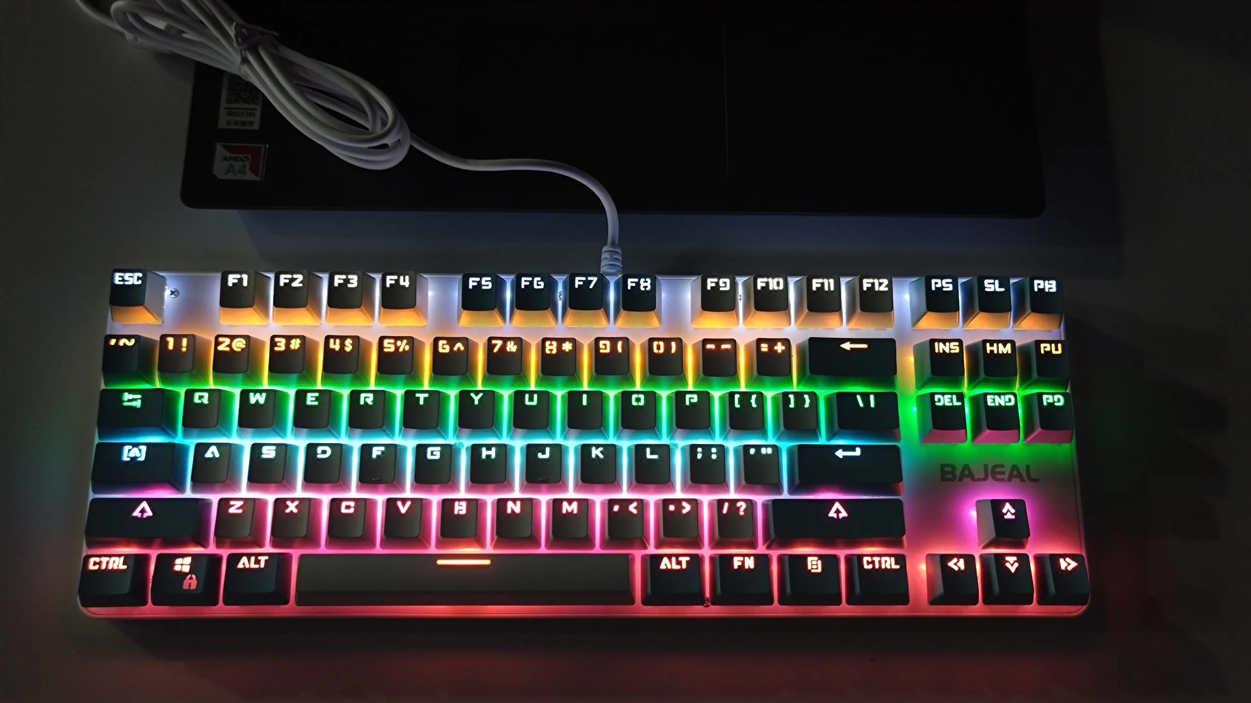 87 Key Keyboard, Hot Swap Keyboard Compact Mechanical Keyboard With ...