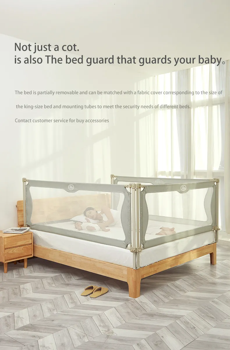 3 In 1 Crib To Bed Rail: Guardrail, Crib, And Safety Rail For Infants 0 ...