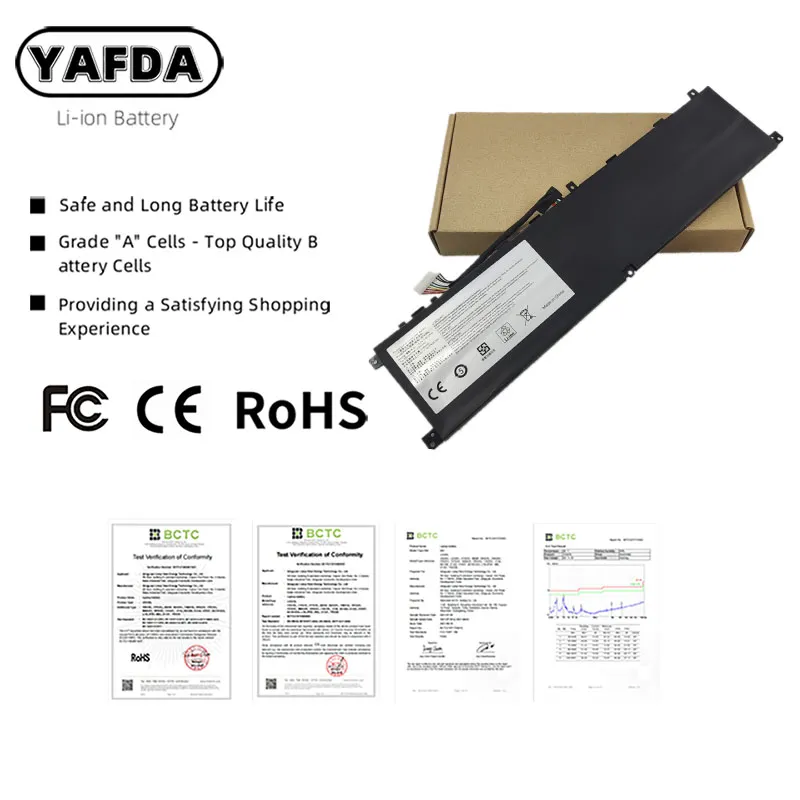 Replacement Laptop Battery BTY-M6L for MSI GS65 GS75 Stealth Thin PS63 ...