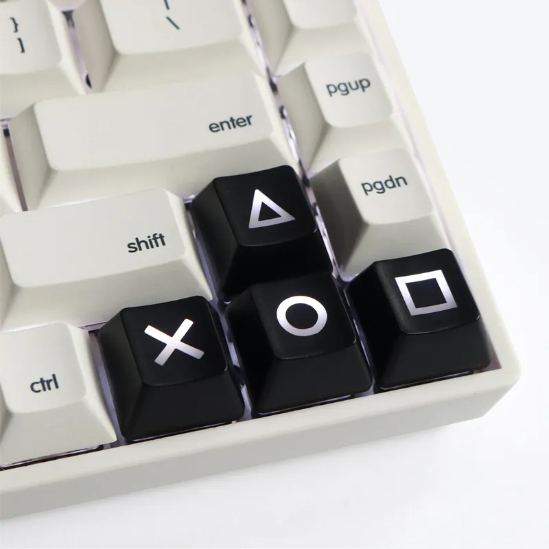 Backlit Key Caps Direction Arrows Keycaps OEM Profile ABS Key Cap Set For Mechanical Keyboards ...