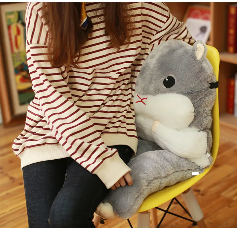 Cushion Decorative Pillow Hamster Cushion Back Office Chair Cushion ...