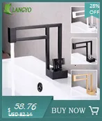 Bathroom Sink Faucets Black and Chrome Brass Polished Chrome Deck ...