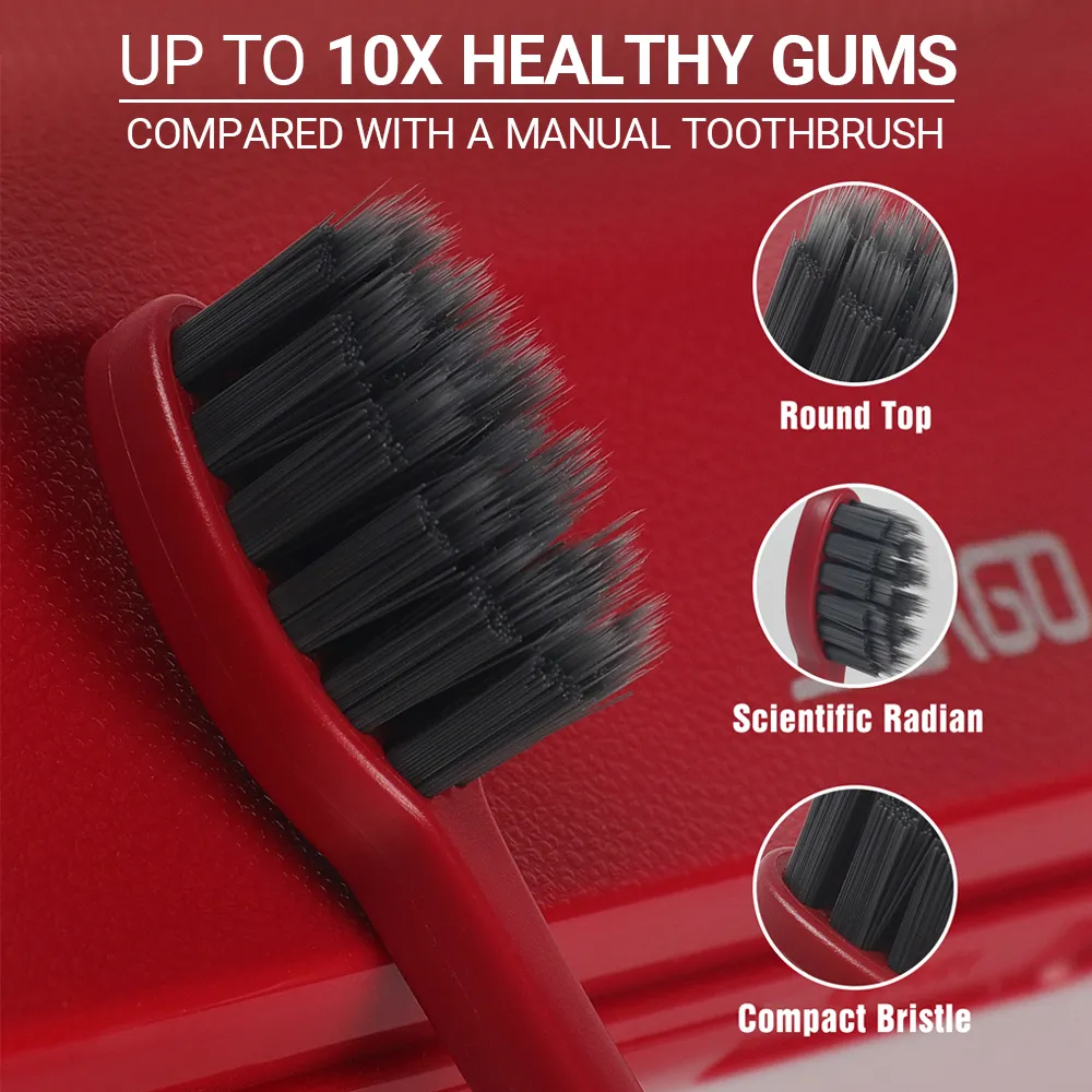 Toothbrush SEAGO Sonic Electric Toothbrush Adult Electric Toothbrush With Travel Case 5 Modes ...