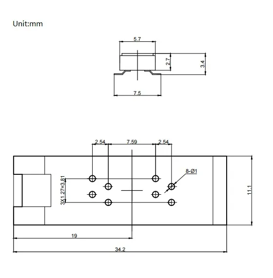 Wholesale SOP8 IC Test & Burn In Socket 1.27mm Pitch, 5.7mm Package ...