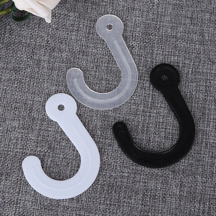 Large 84mm Plastic Header Hooks With Plastic Rivets Bunnings For Fabric ...