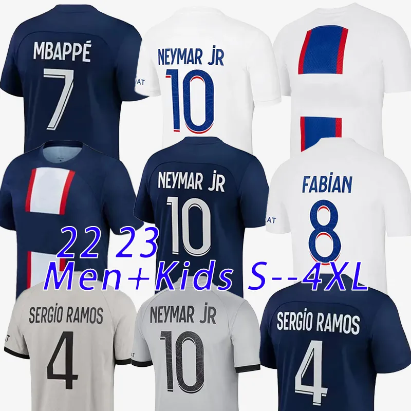 2022/2023 Paris Saint-Germain Soccer Jerseys - Home & Away Kits, Ramos ...
