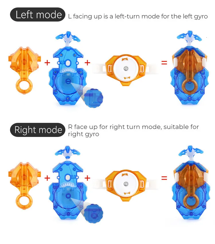 Beyblade Grip String Launcher Handle Set PVC Starter Toys For Boys ...