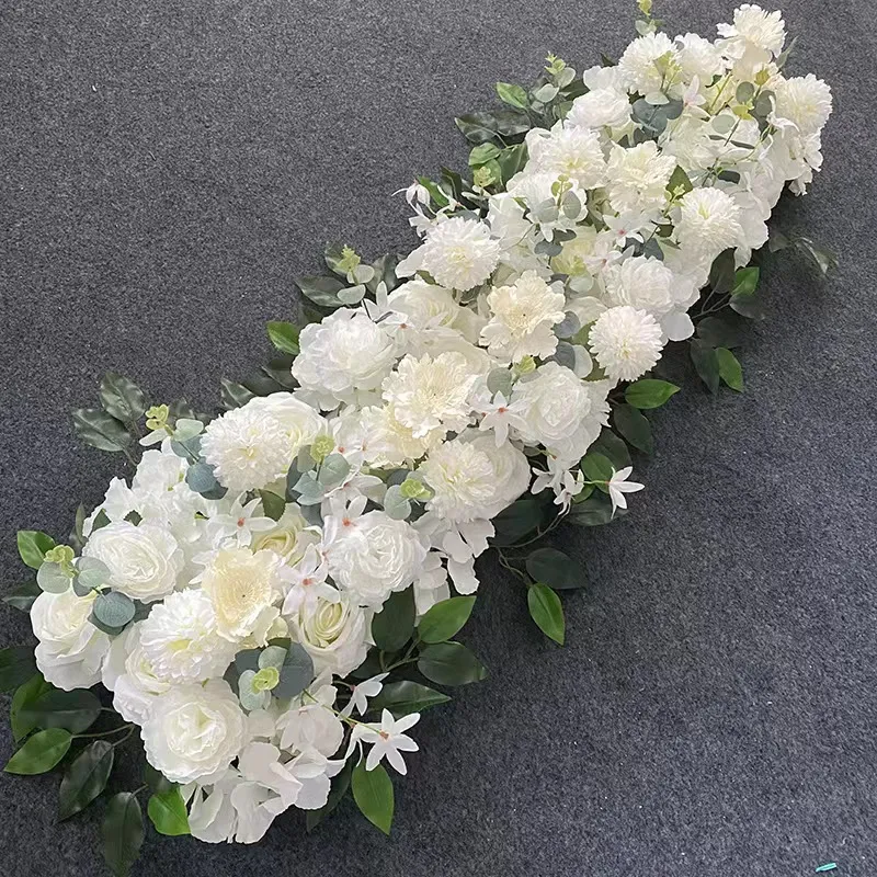 Elegant Artificial Flower Table Runner - Lush Floral Decor for Weddings ...