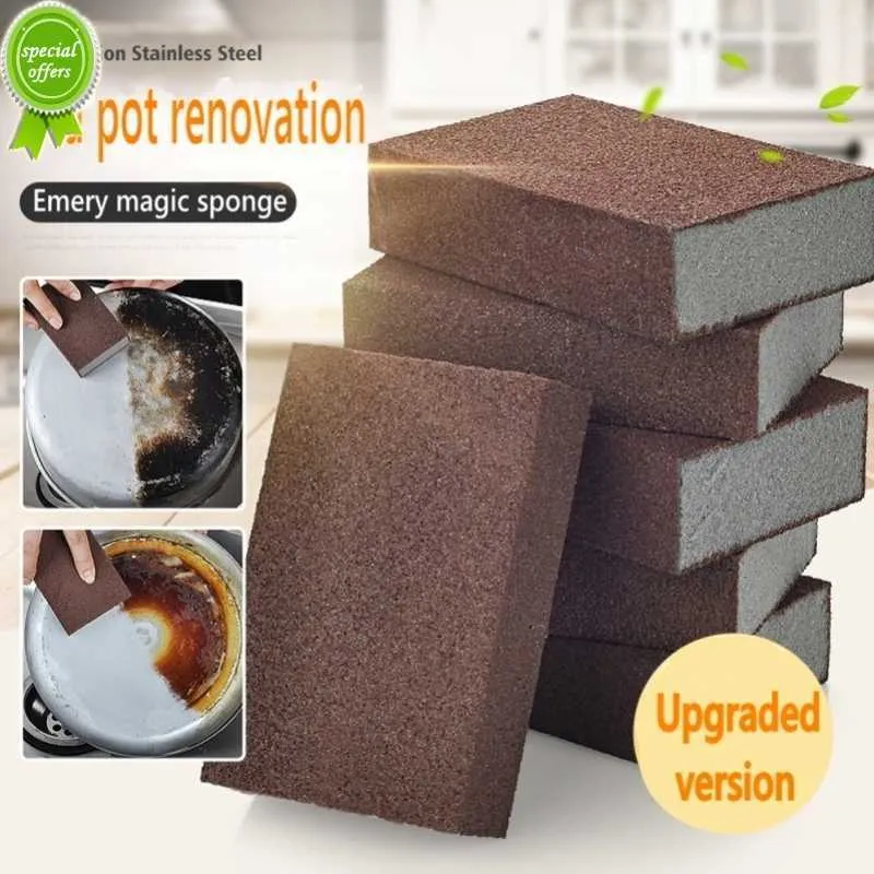Metal Sponge For Dishes Nano Emery Sponge Eraser: Rust Remover Brush ...