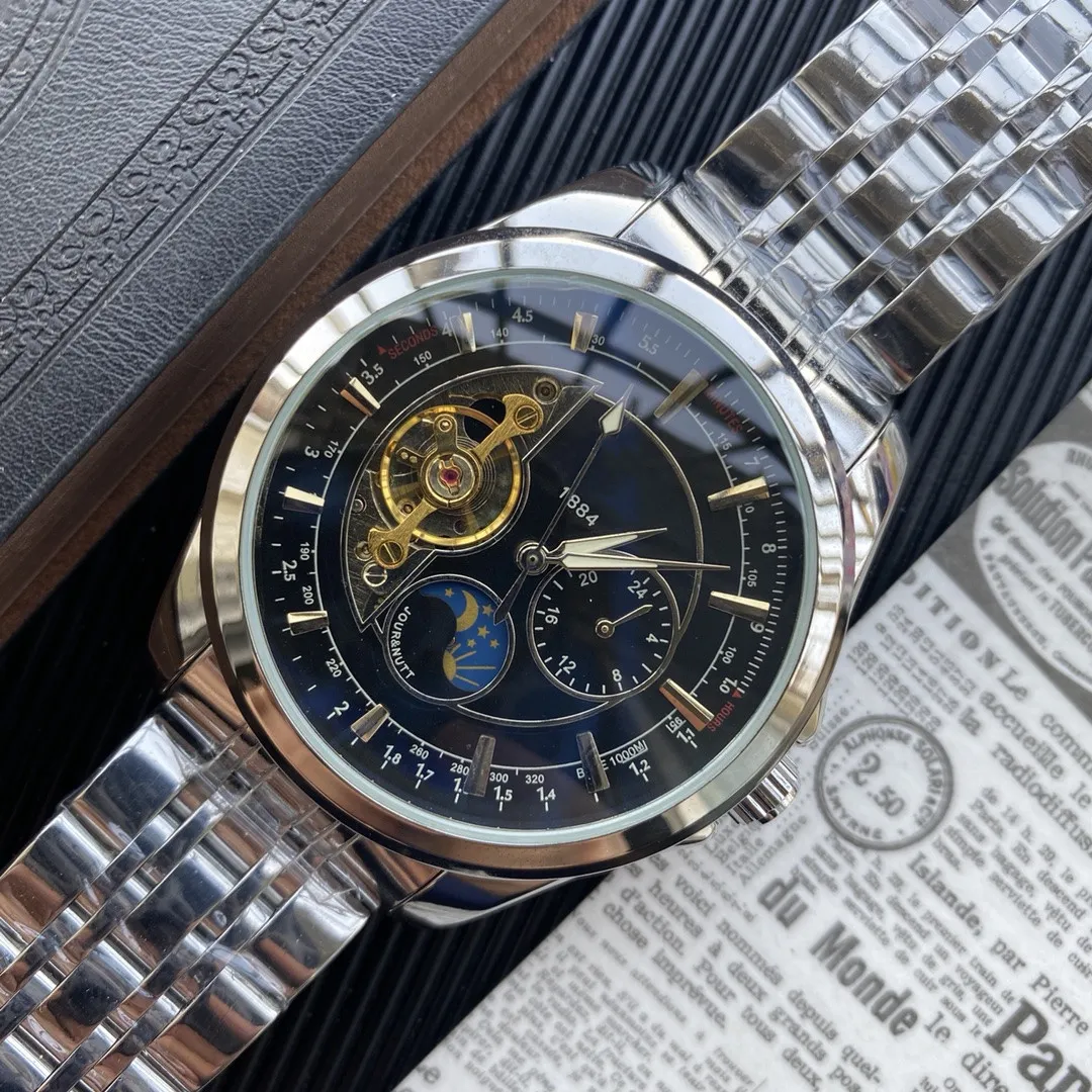 Luxury Men Watch: Automatic Mechanical Wristwatch With Stainless Steel ...