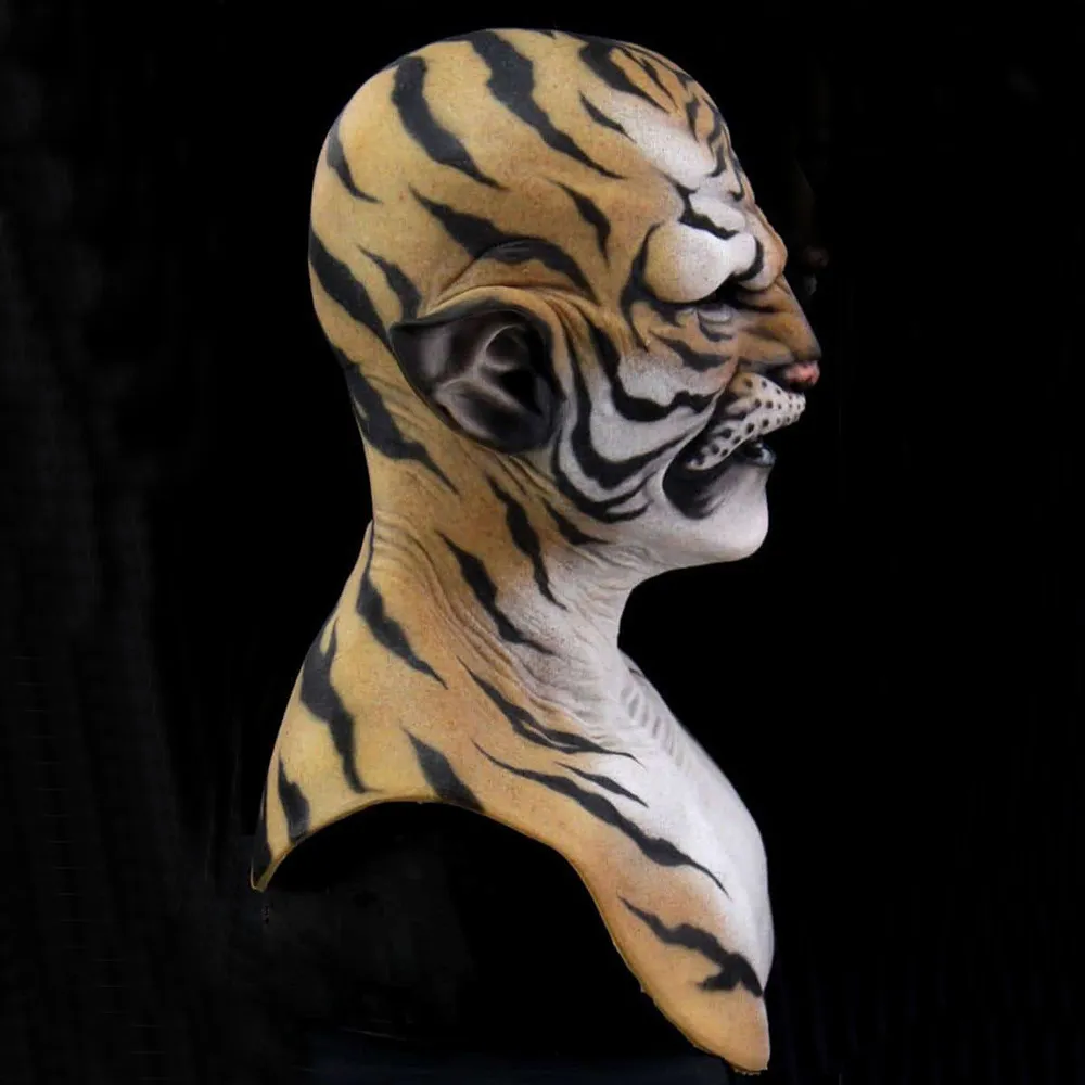 Party Masks Scary Tiger Animal Masks Halloween... From Kong09, $20.47 ...