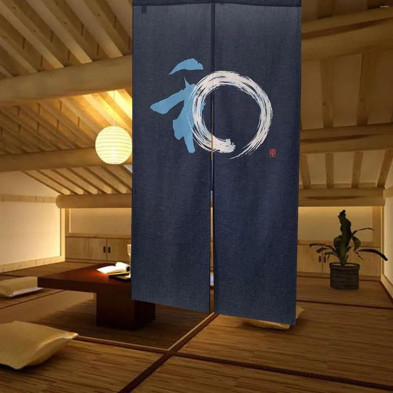 Japanese Noren Curtain - Traditional Doorway Partition, 85x150cm ...