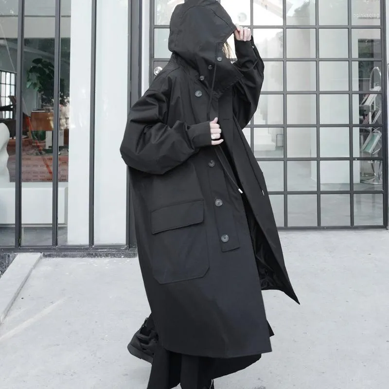 Japanese Dark Design Sense Yoji Yamamoto Oversized Long Japanese Dark Design Sense Yoji Yamamoto Oversized Long