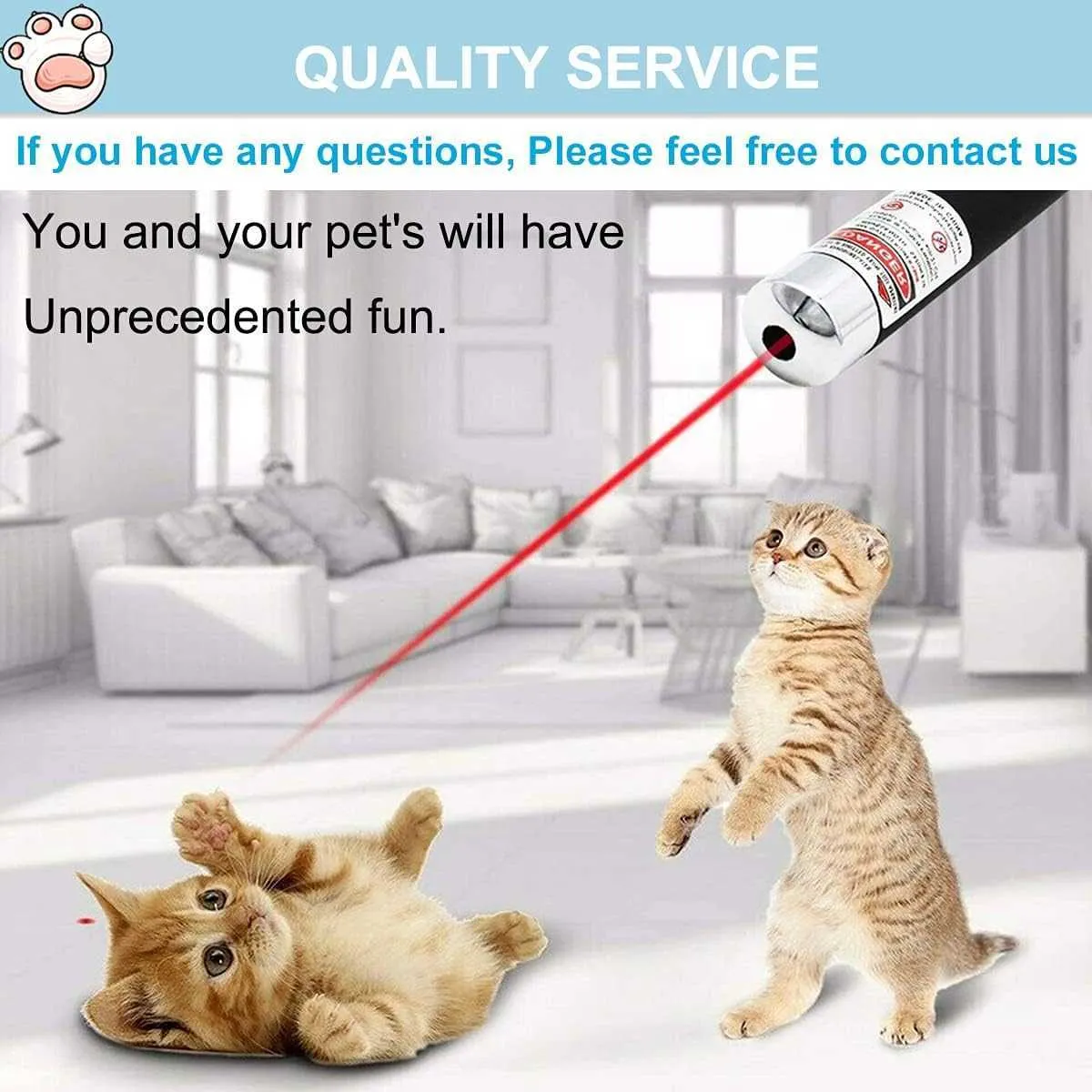 Laser Pointer for Cats, 3 Pack: Pet Laser Pen Toys Chaser for Indoor ...