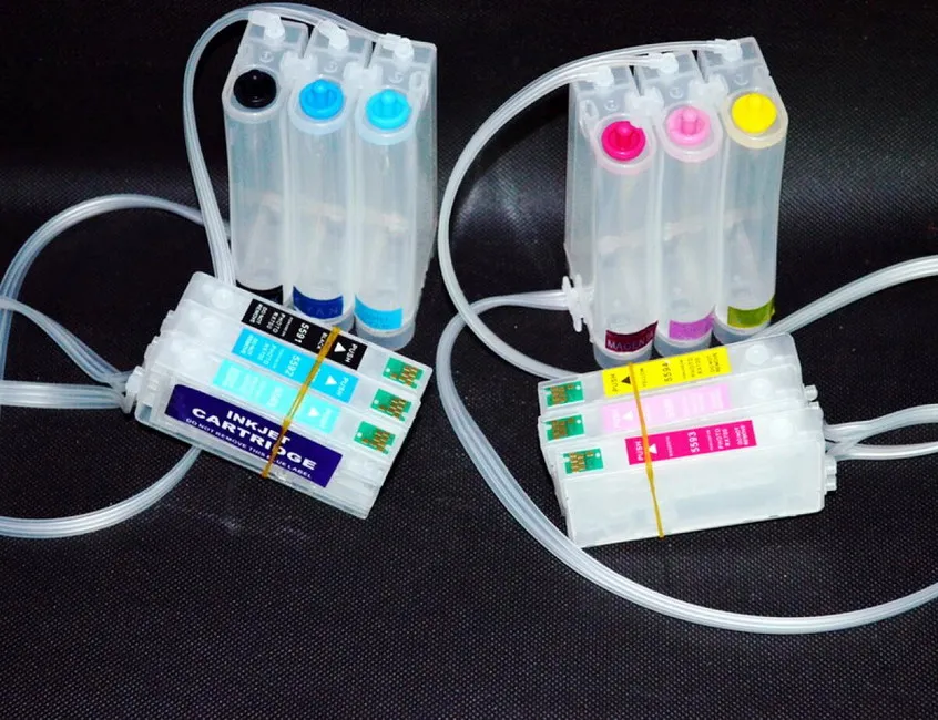 RX700 Printer CISS - Continuous Ink Supply System for Epson T5591-T5596 ...