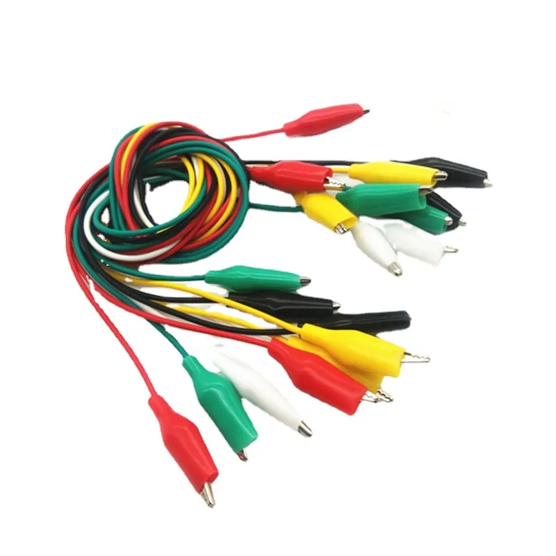 Alligator Clip Test Leads - Double-Ended Crocodile Clips, Jumper Wire ...