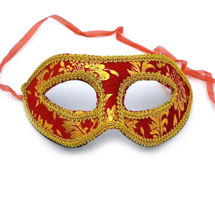Party Masks Unisex Venetian Masquerade Ball Masks Vintage Flower Multi ...